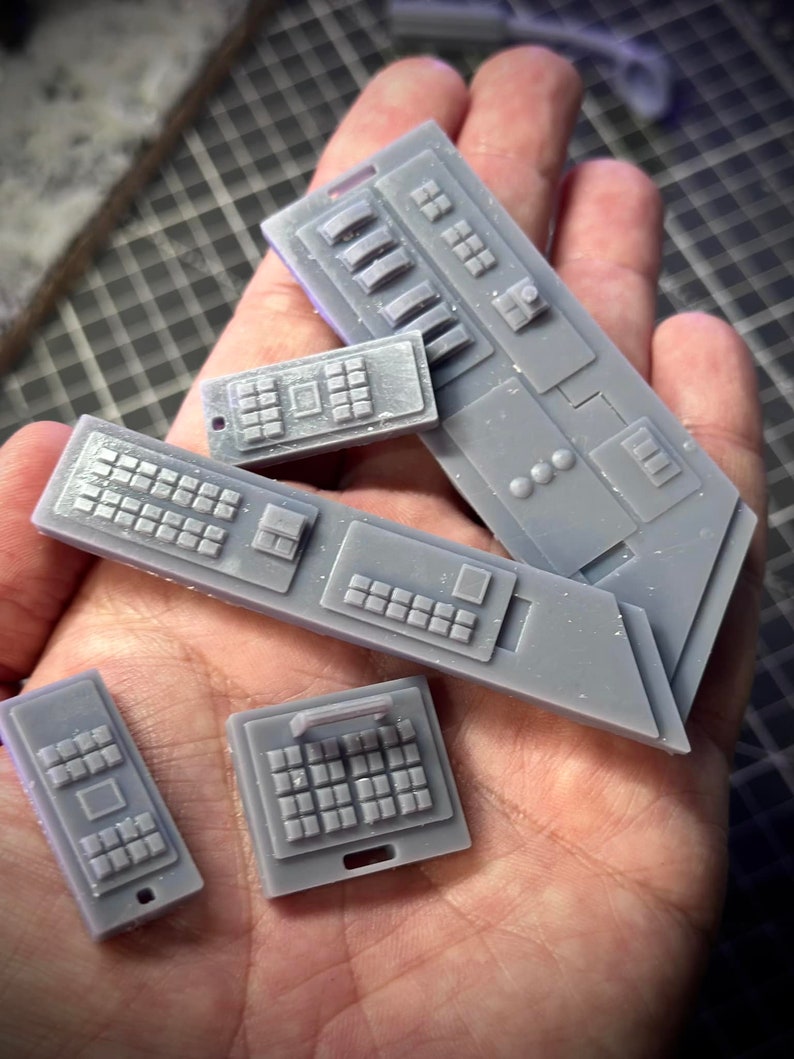 Various Miniature Control Panels Star Wars Sci Fi Inspired - Etsy