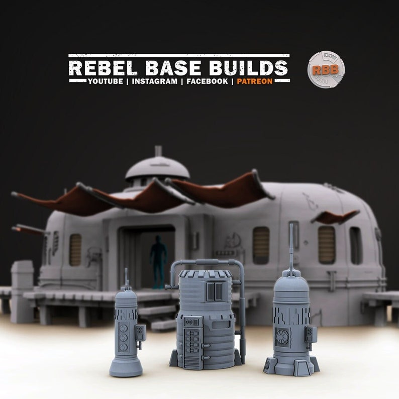 Star Wars Inspired Diorama Accessories free Town / Mos Pelgo - Etsy