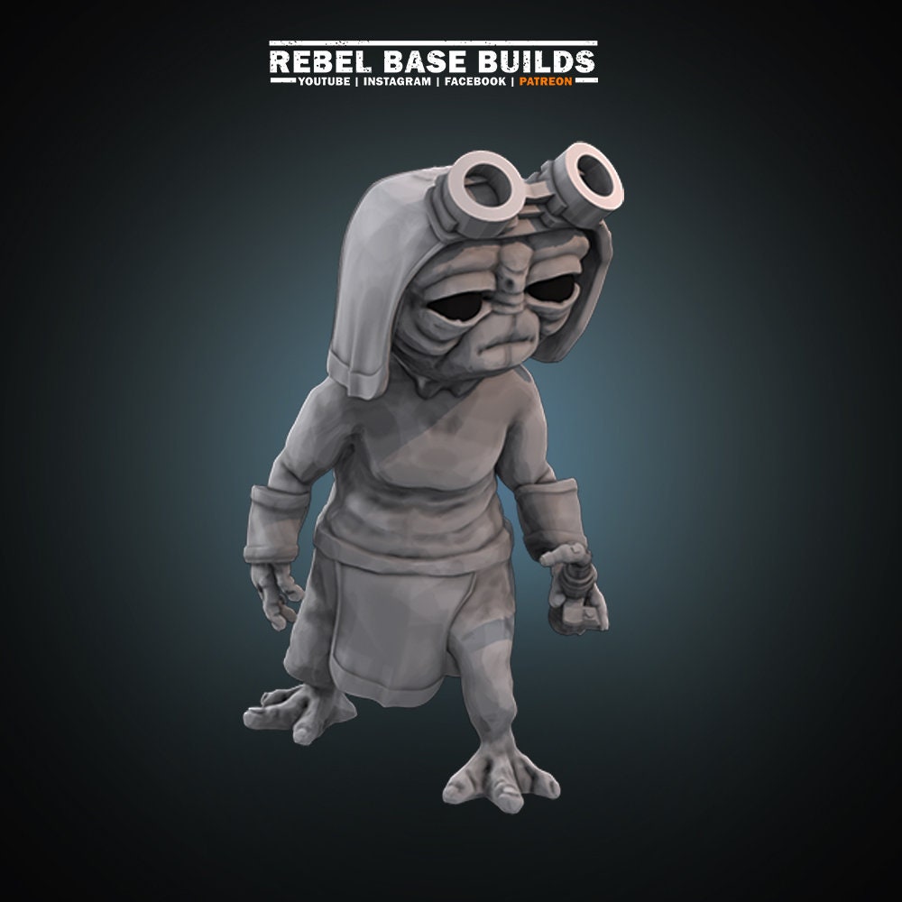 The Anzellans Workshop Entrance Diorama babu Frik - Etsy