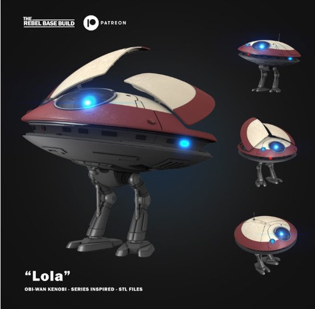 Lola Inspired by Obi Wan - Puppet STL With Articulation - Etsy