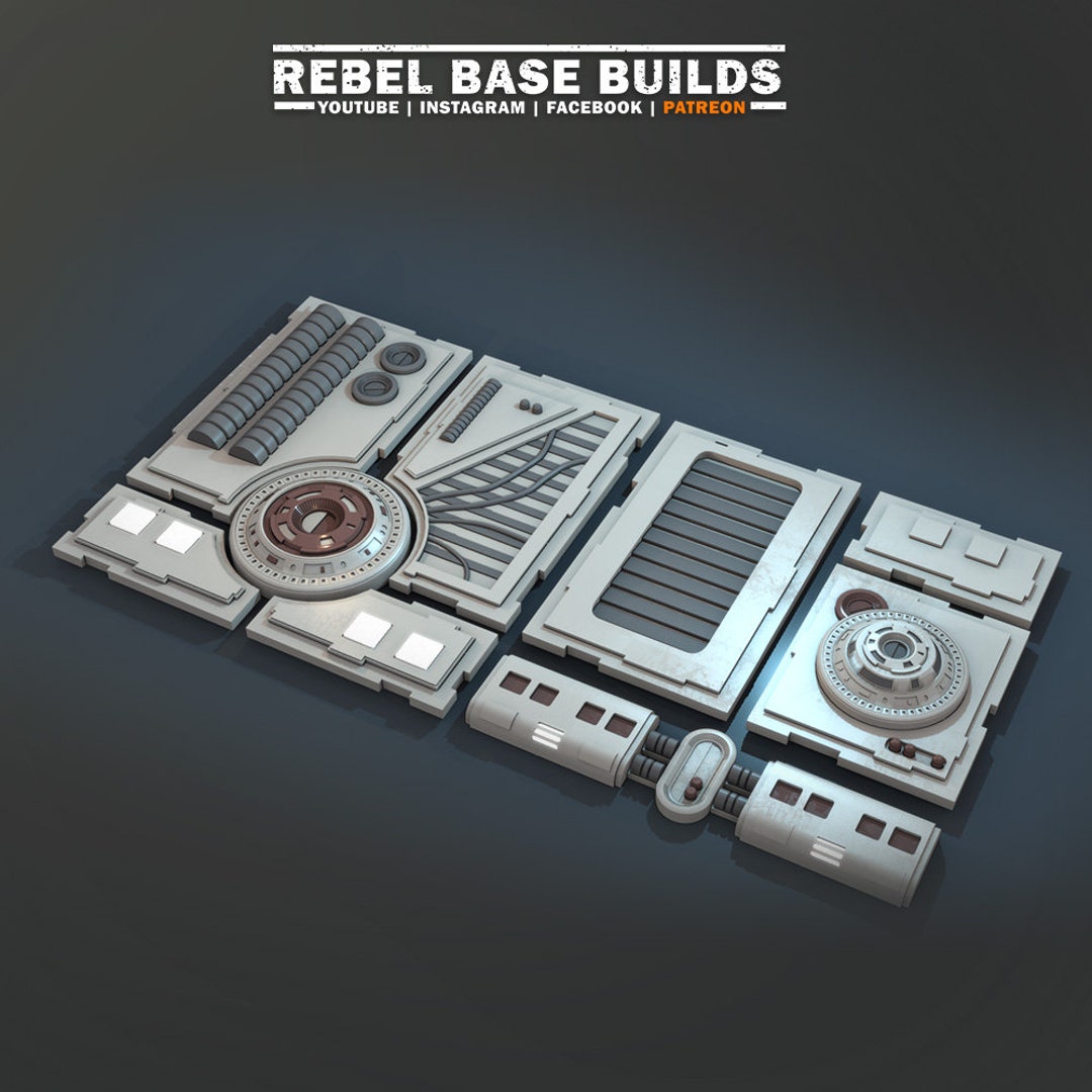 Star Wars Inspired Control Modular Control Panel Selection - Etsy