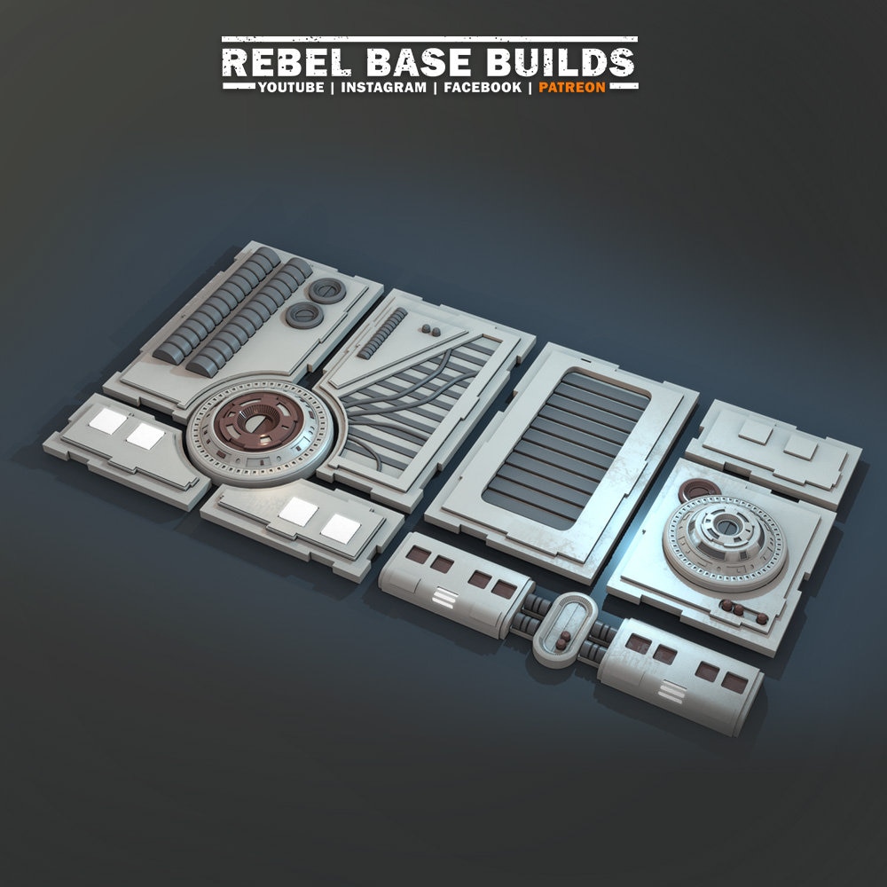 Star Wars Inspired Control Modular Control Panel Selection - Etsy