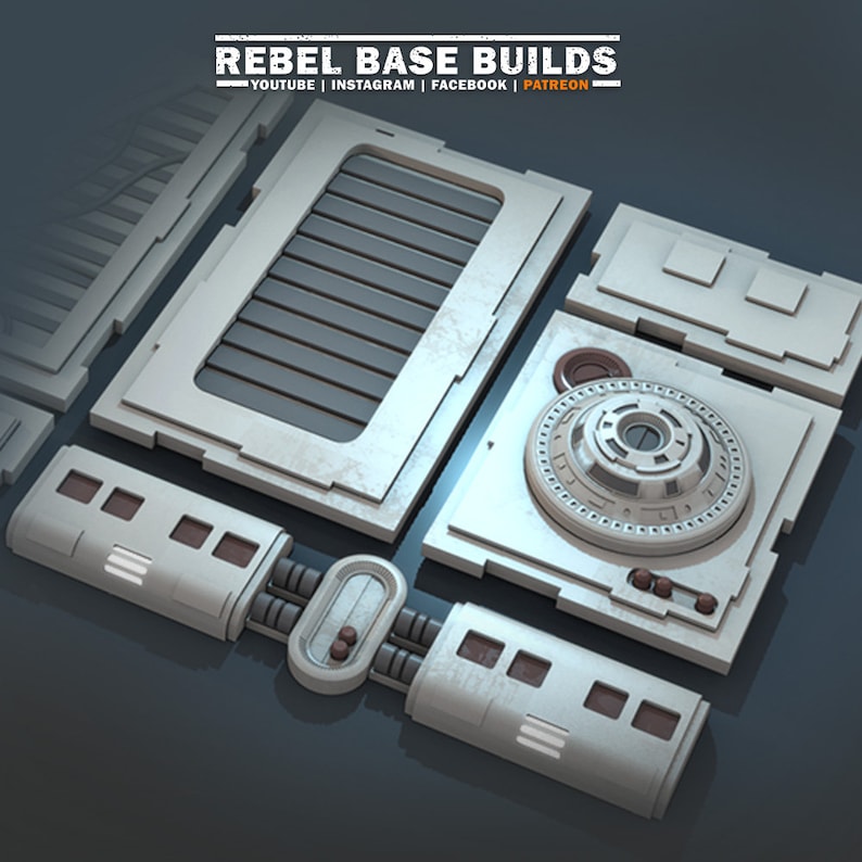 Star Wars Inspired Control Modular Control Panel Selection - Etsy UK