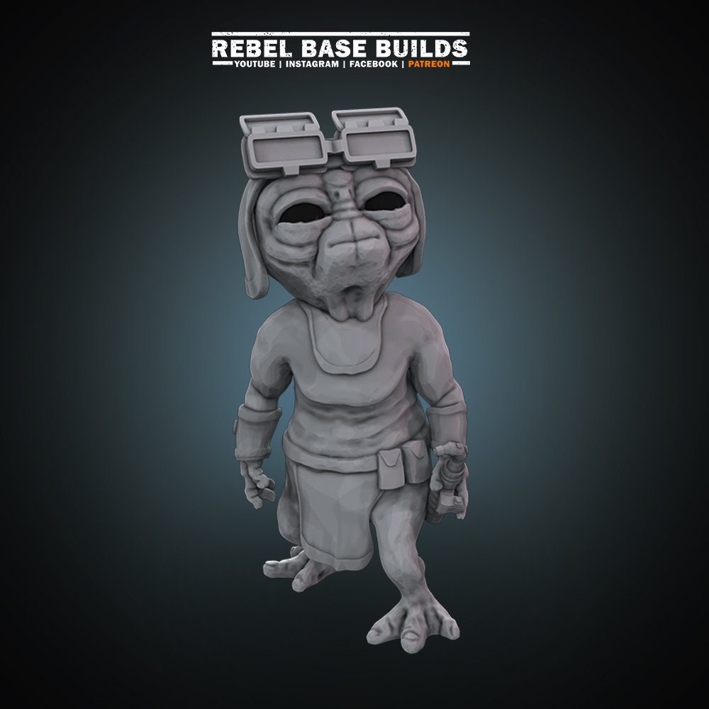 The Anzellans Workshop Entrance Diorama babu Frik - Etsy