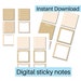 Digital Sticky Notes, Sticky Notes, Notes, Digital Product, Printable's ...
