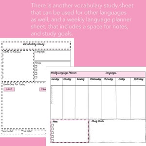 Korean Language Study Worksheets, Instant Download - Etsy