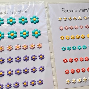 Flower Royal Icing Transfer Sheets - Etsy