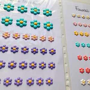 Flower Royal Icing Transfer Sheets - Etsy