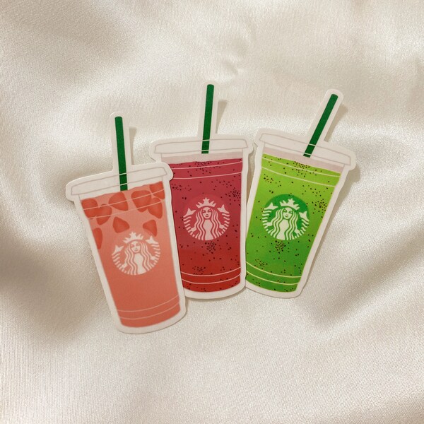 Starbucks Drink Sticker - Etsy
