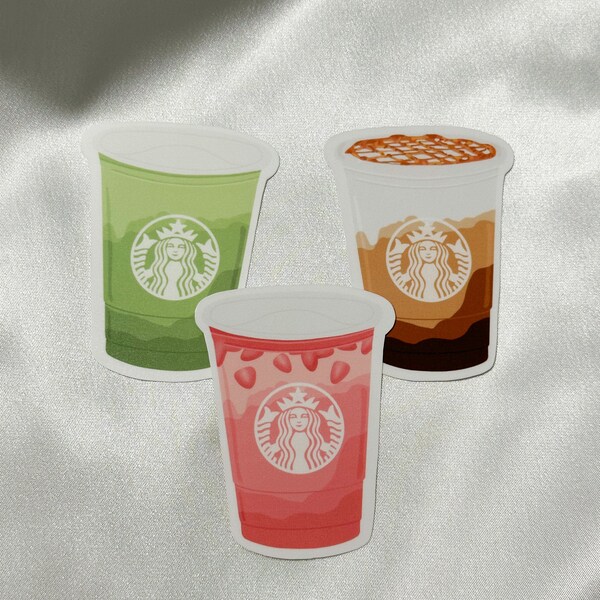 Starbucks Drink Sticker - Etsy