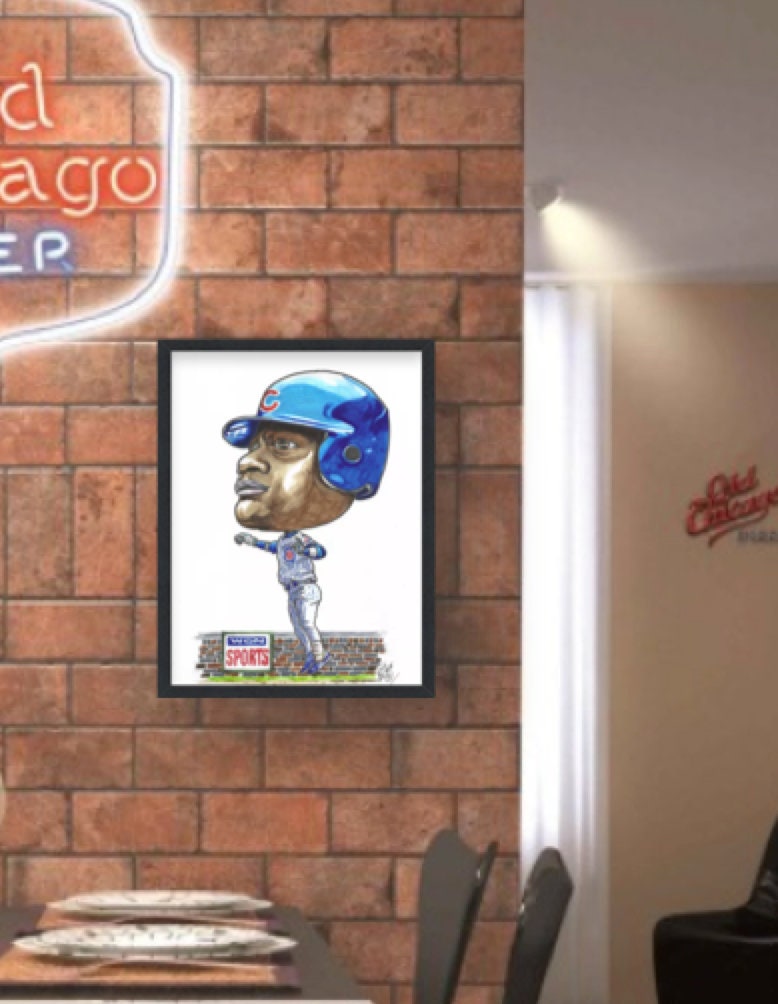 Sammy Sosa Caricature Print Unframed - Etsy