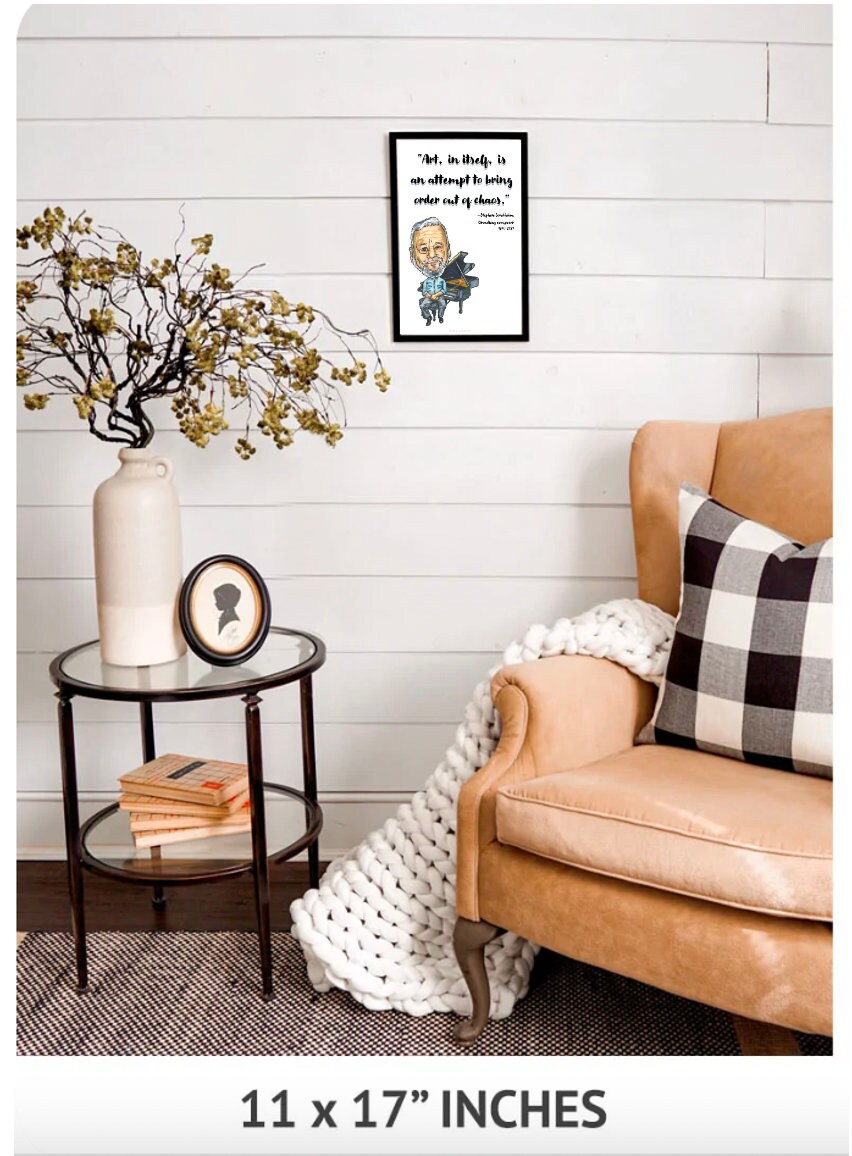 Stephen Sondheim Quote Poster - Etsy