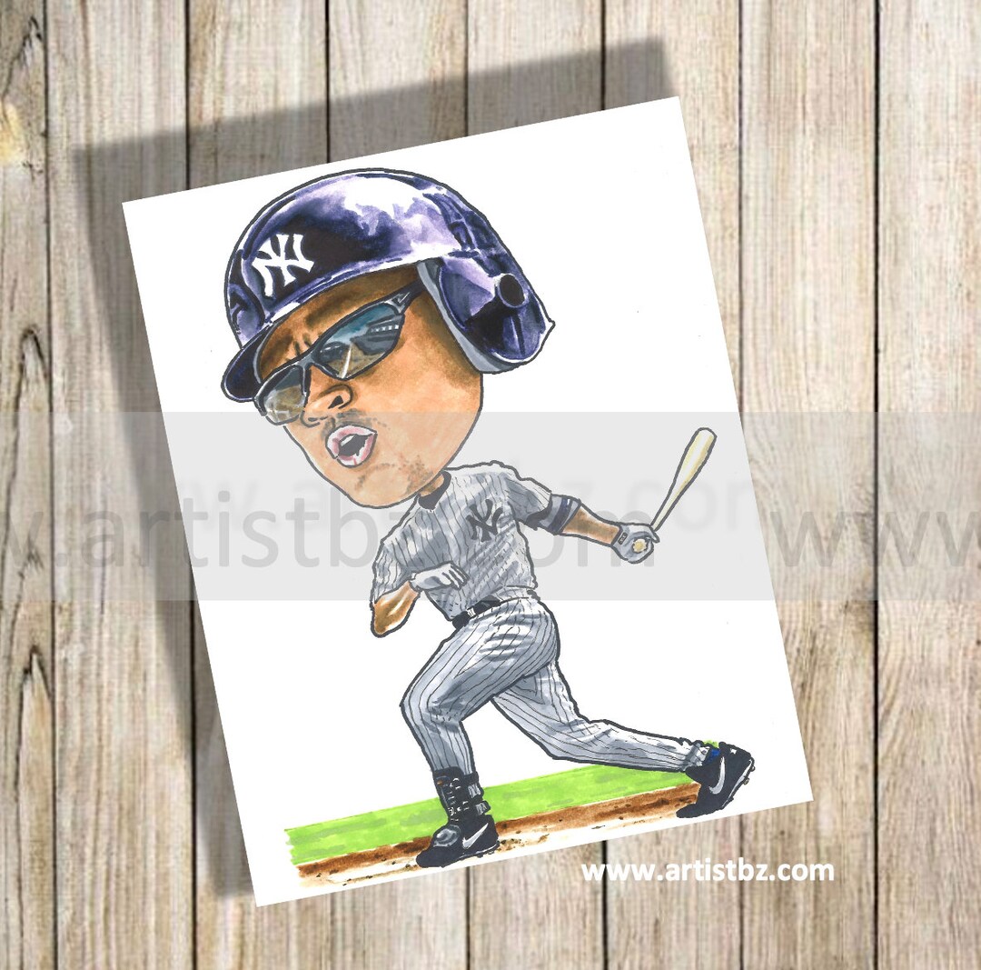 Alex Rodriguez Caricature - Etsy