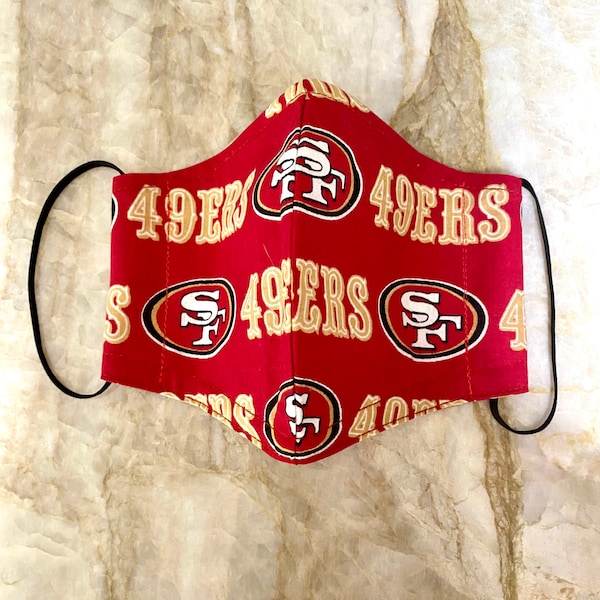 San Francisco 49ers Face Mask - Etsy