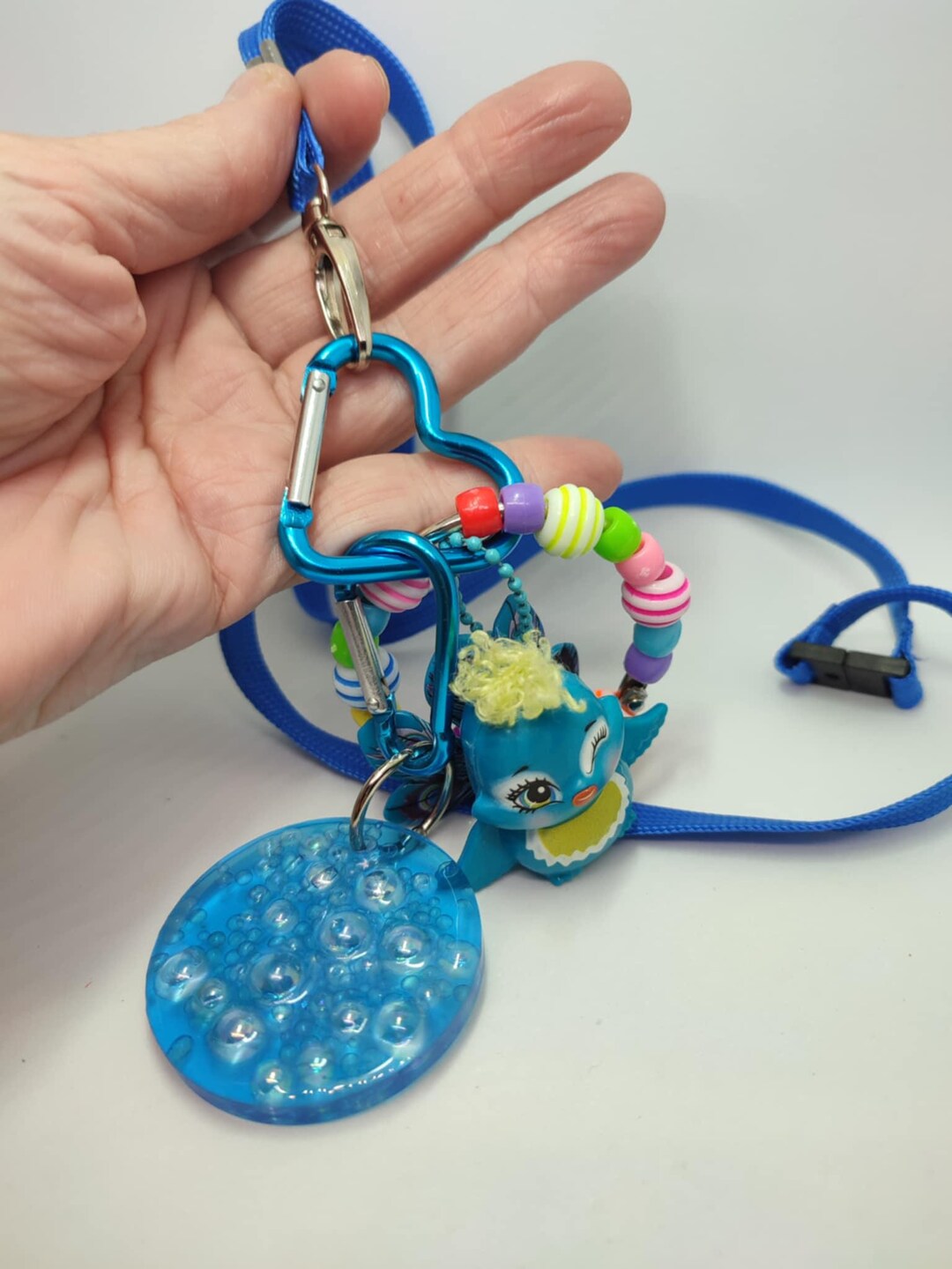 Fidget Lanyard. Sensory Lanyard. Fidget Toys. Upcycled Toys. Sensory ...