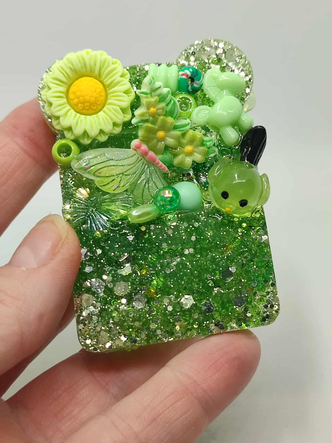 Large Sensory Phone Fidget: Tactile Resin Bead Charm, Visual Stim - Etsy