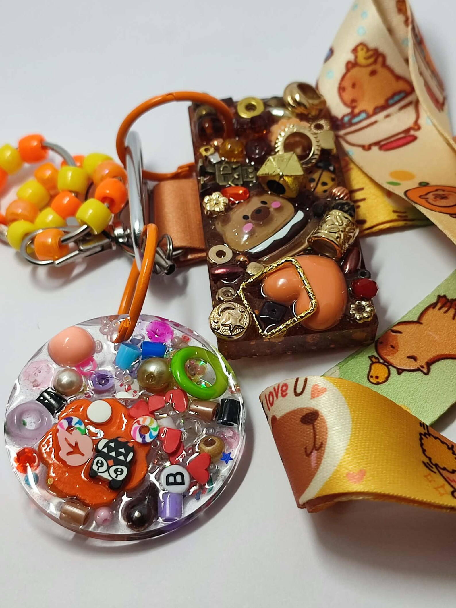 Fidget Lanyard Capybara. Sensory Lanyard. Fidget Toys. Upcycled Toys ...