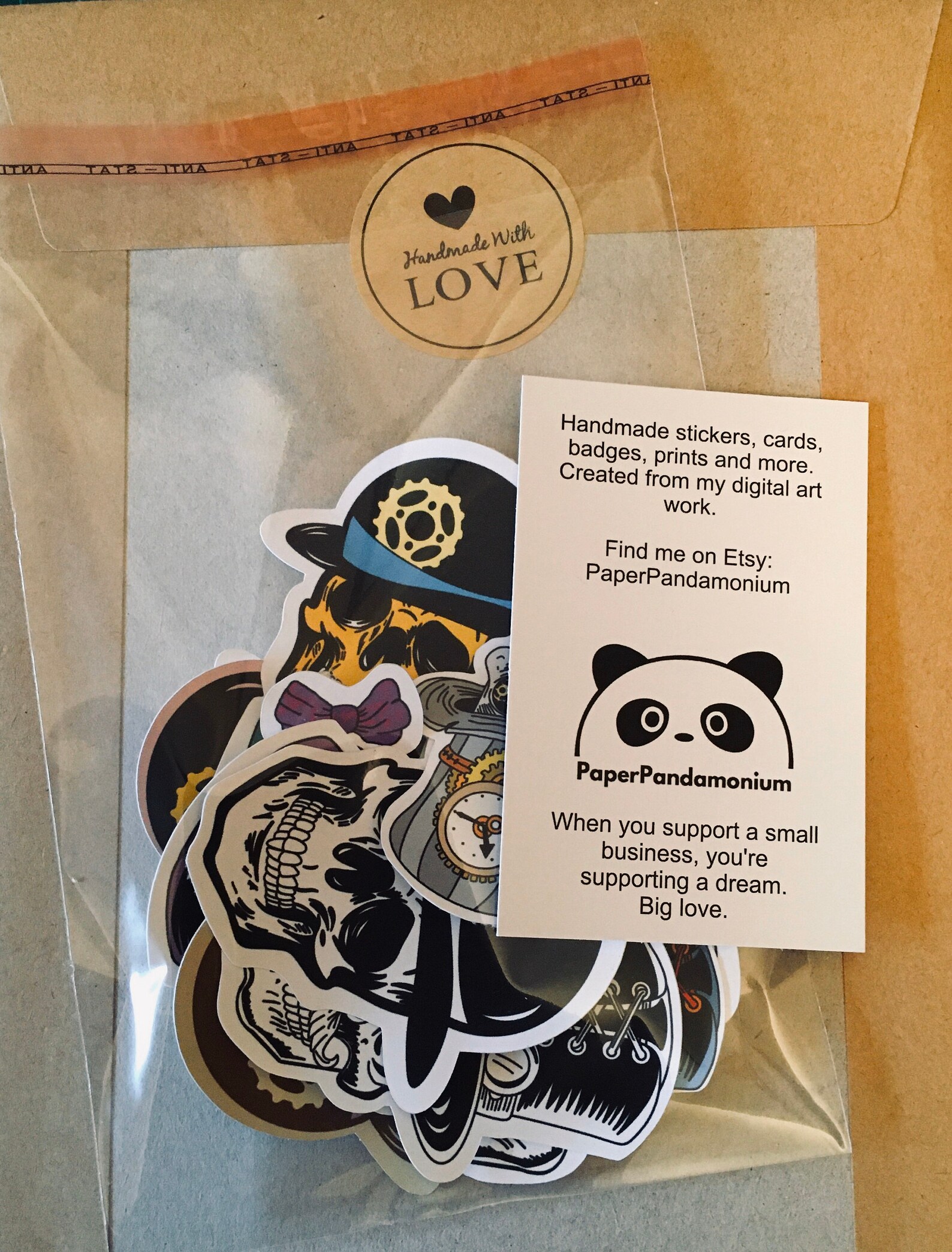 Steampunk Skull Sticker Pack. Sugar Skull Stickers. Steampunk - Etsy