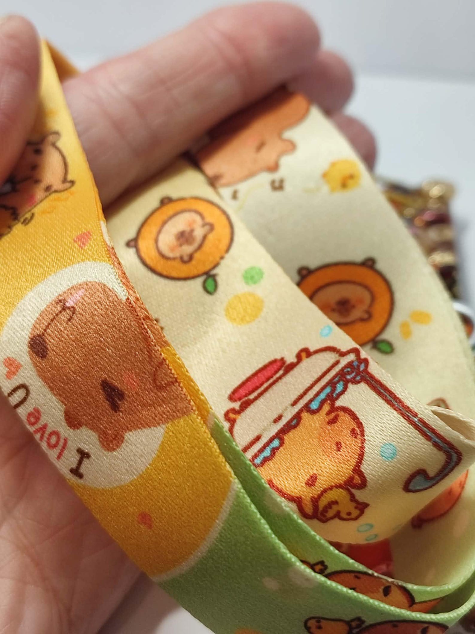 Fidget Lanyard Capybara. Sensory Lanyard. Fidget Toys. Upcycled Toys ...