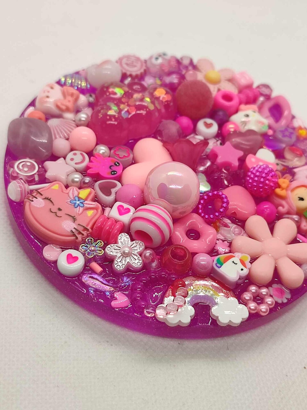 Pink Sensory Mandala Circle Fidget. Tactile Fidget. Sensory Fidget ...