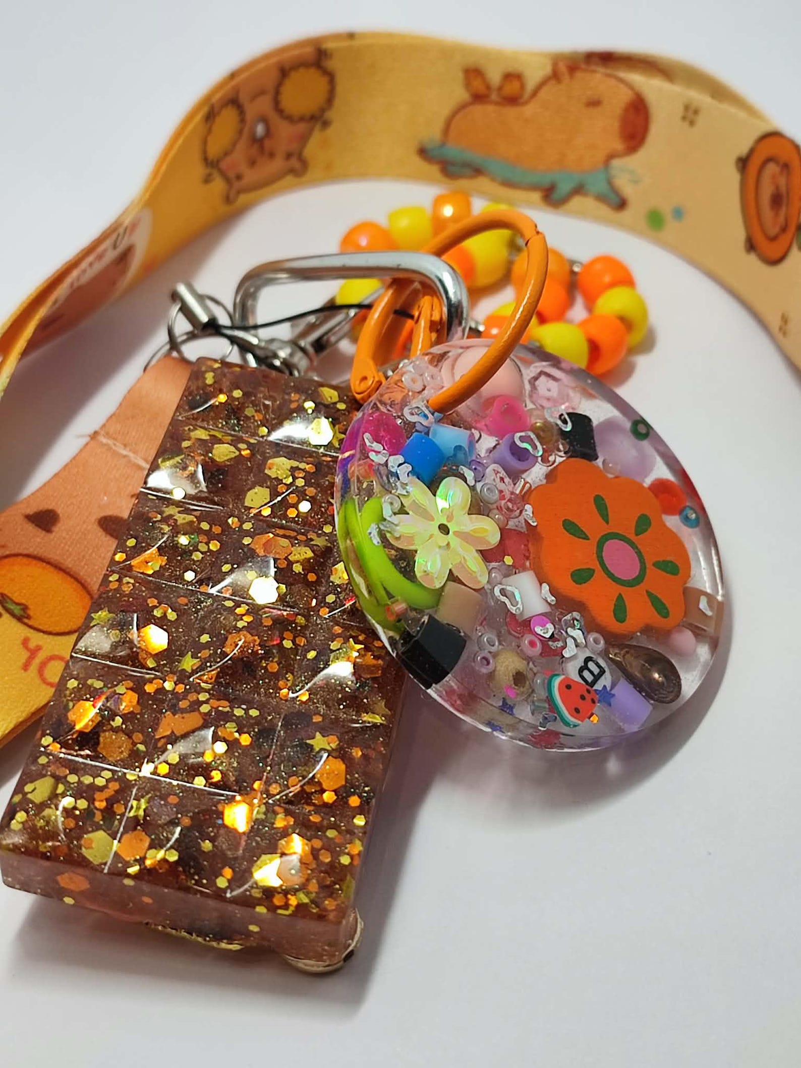 Fidget Lanyard Capybara. Sensory Lanyard. Fidget Toys. Upcycled Toys ...