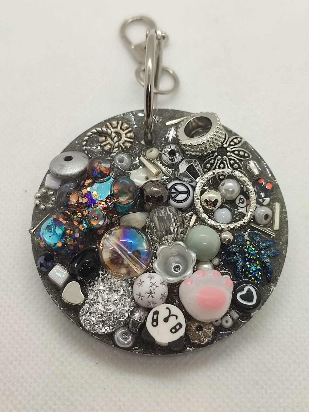 Circle Sensory Fidget Keyring. Lanyard Attachment. Tactile Fidget ...