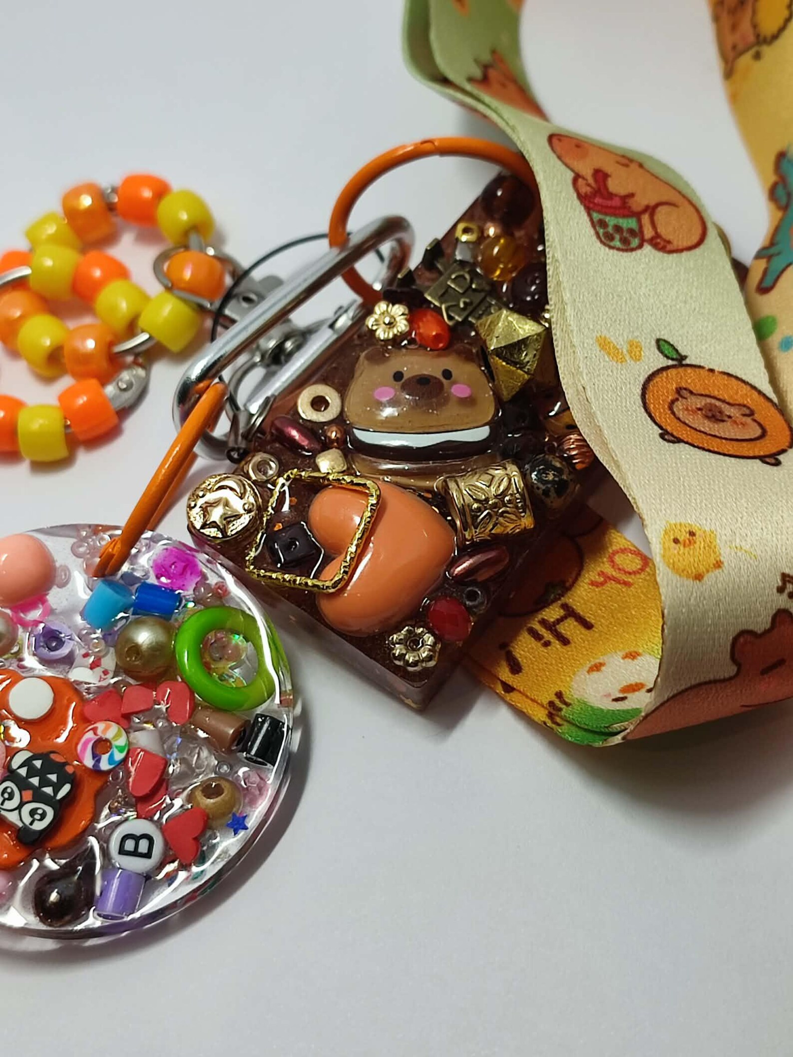 Fidget Lanyard Capybara. Sensory Lanyard. Fidget Toys. Upcycled Toys ...