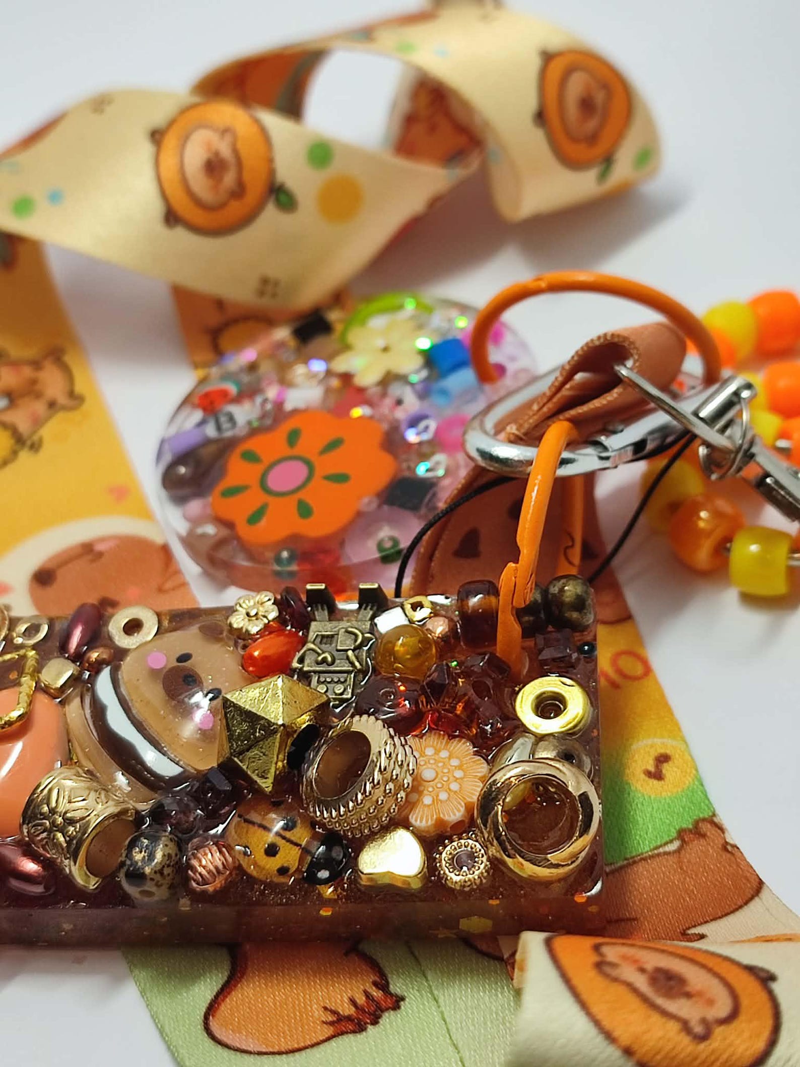 Fidget Lanyard Capybara. Sensory Lanyard. Fidget Toys. Upcycled Toys ...