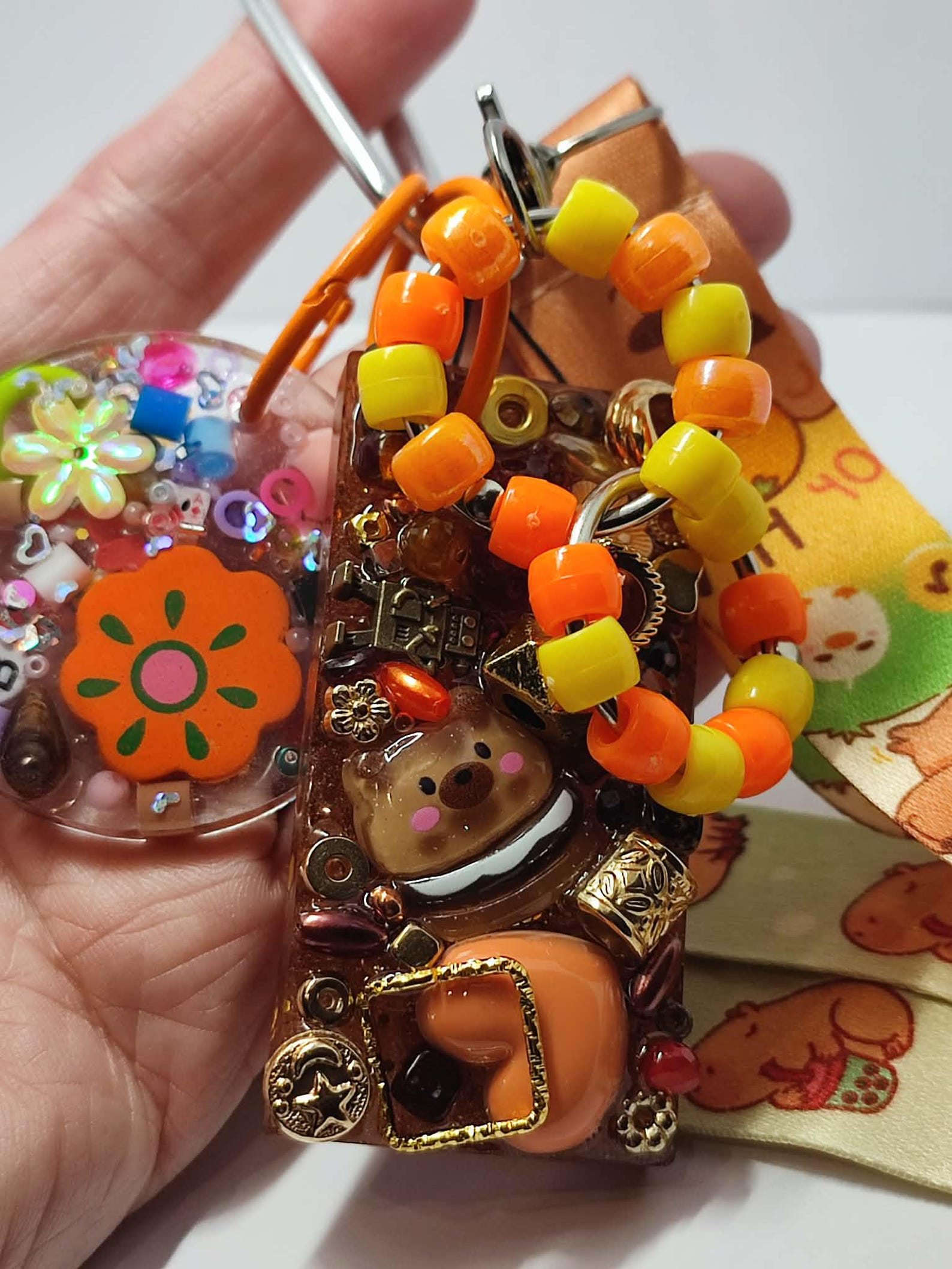 Fidget Lanyard Capybara. Sensory Lanyard. Fidget Toys. Upcycled Toys ...