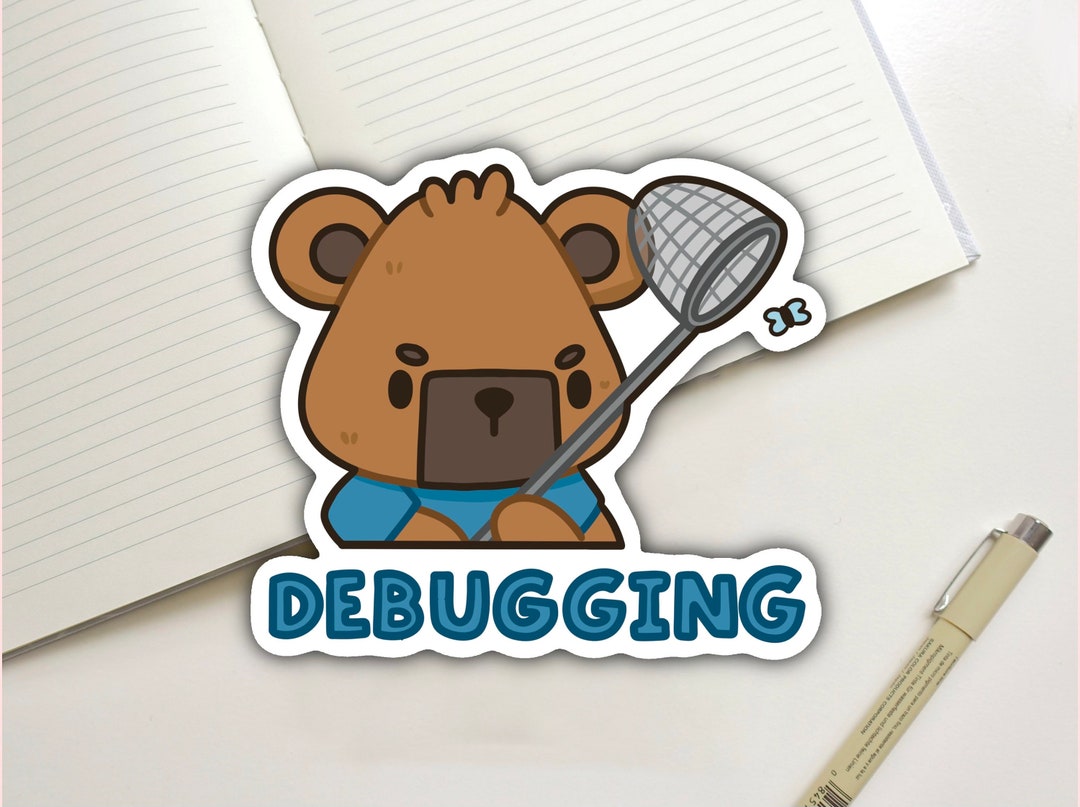 Debugging Vinyl Sticker | Computer Science Programming Coding Laptop ...
