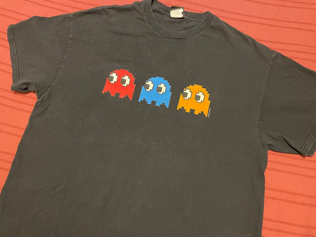 Vintage Pacman Arcade Game Giant Shirt Adult XL - Etsy