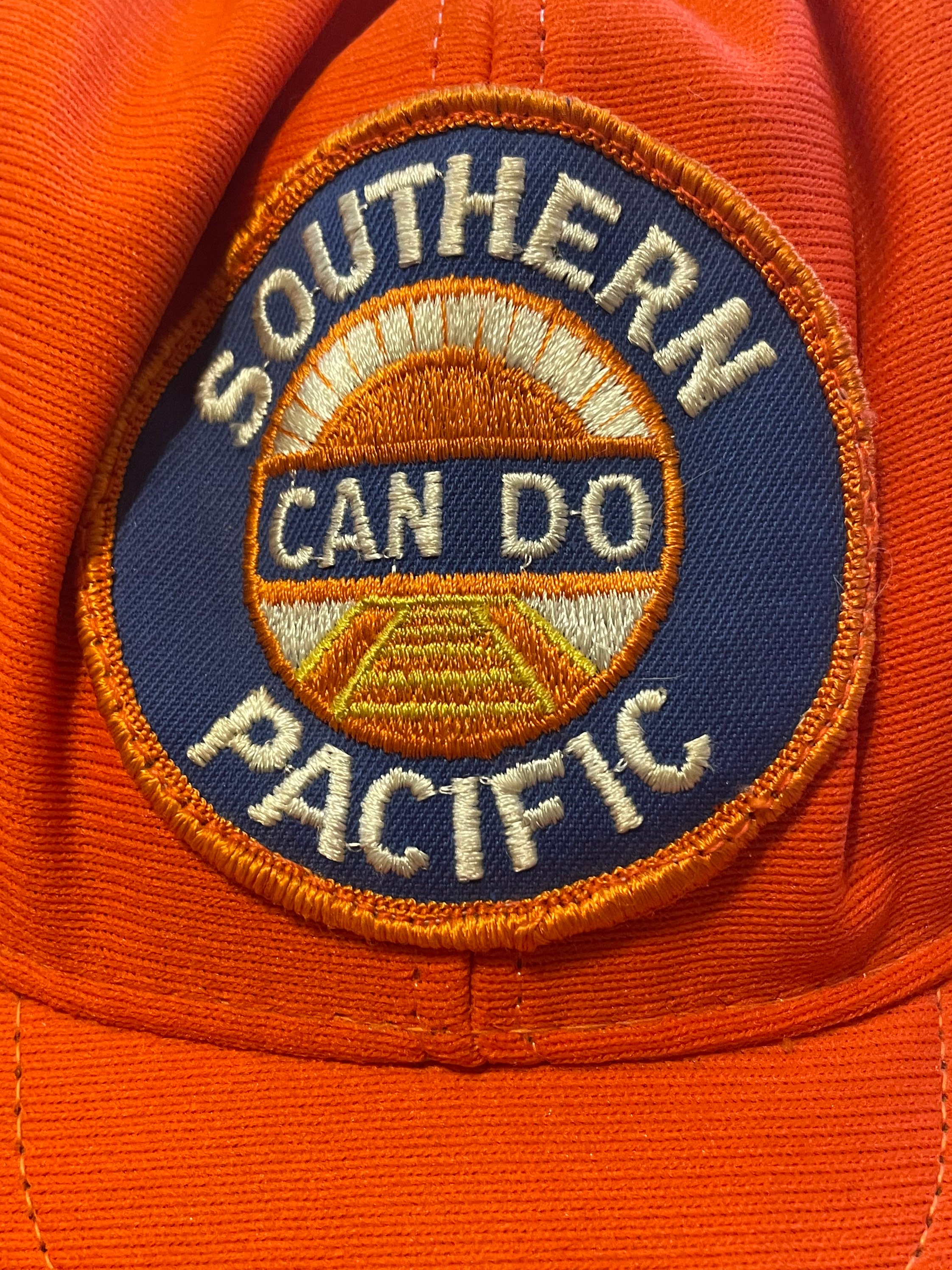 Vintage Southern Pacific - Can Do Railroad Adjustable Hat - Etsy