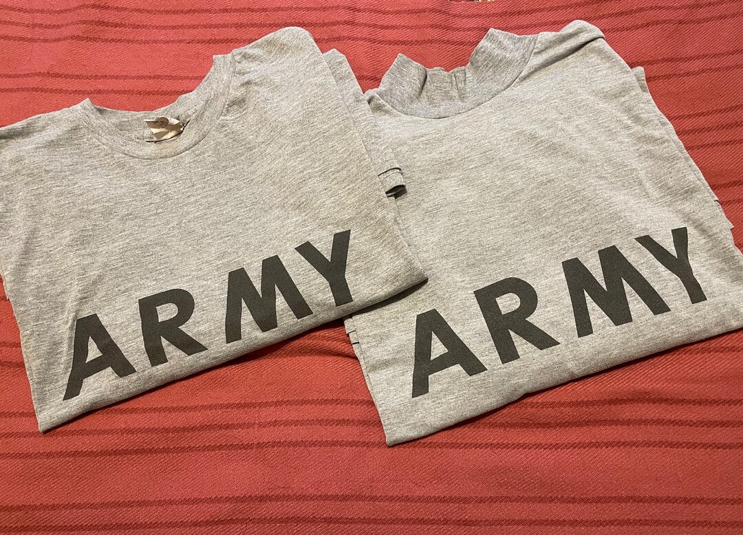 Vintage US Army Physical Fitness Uniform Combo - Short Sleeve XL and ...