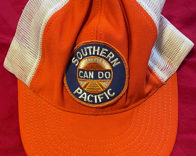 Vintage Southern Pacific - Can Do Railroad Adjustable Hat - Etsy