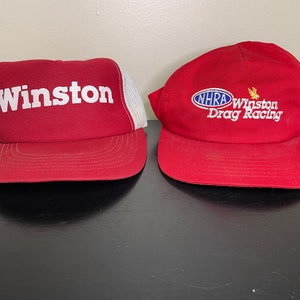 Winston NHRA Drag Racing Vintage Hats Two - Etsy