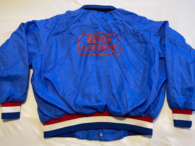 Vintage Bud Light Bomber Beer Jacket Adult XL - Etsy