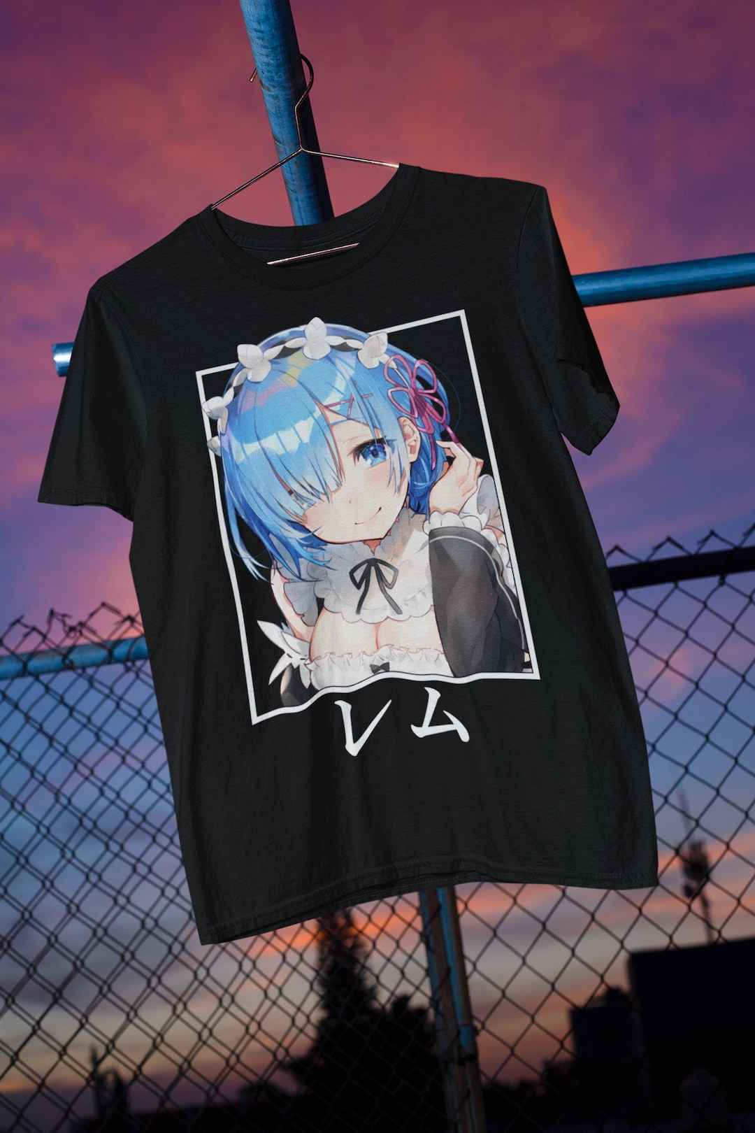 Rem V2 Streetwear Shirt, Re:zero T-shirt, Re Zero Tee, Emilia, Ram ...