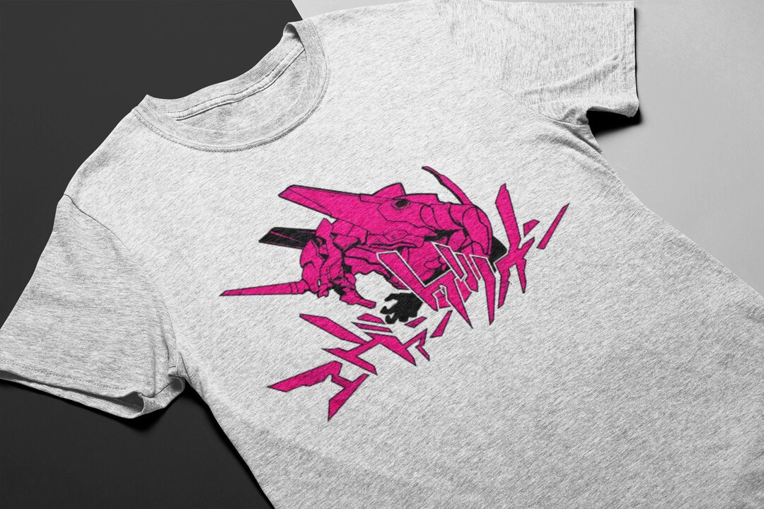 Evangelion Pink Shirt, EVA 01 T-shirt, Asuka, Rei, Shinji, Anime Tee ...