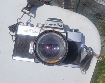 Minolta SRT 200 35mm Camera 50mm Lens Vintage SLR Camera - Etsy