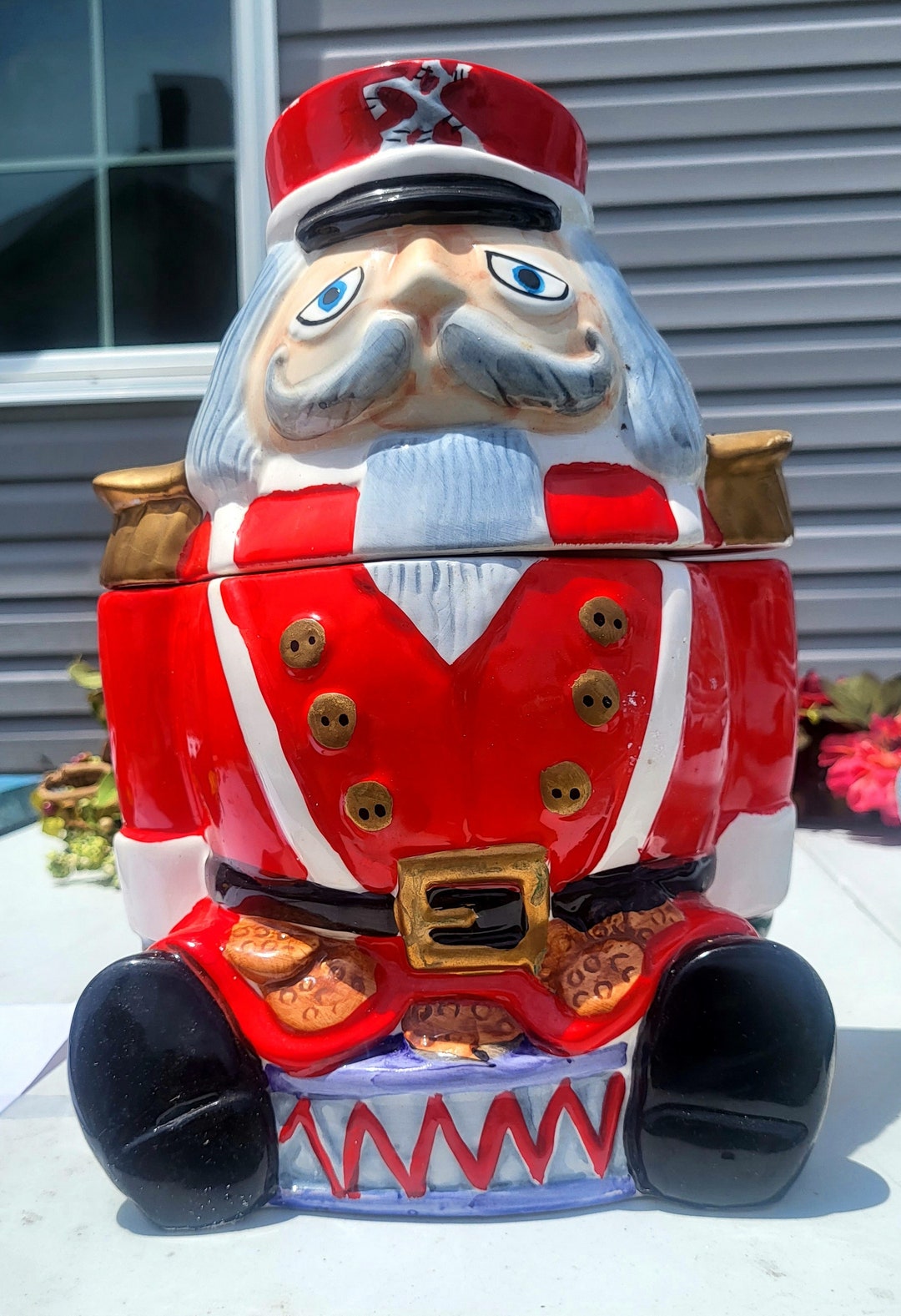 Gibson Nutcracker Cookie Jar ~ Toy Soldier 1997 - Etsy