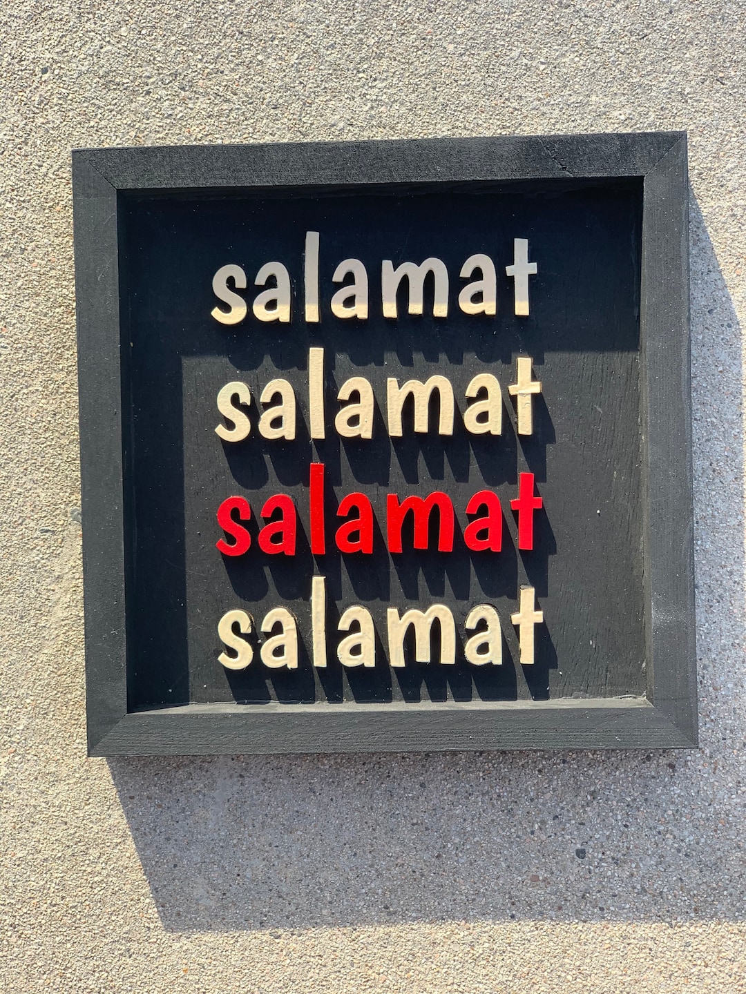 SALAMAT Sign, Filipino Decorations, Filipino Salaam Sign - Etsy