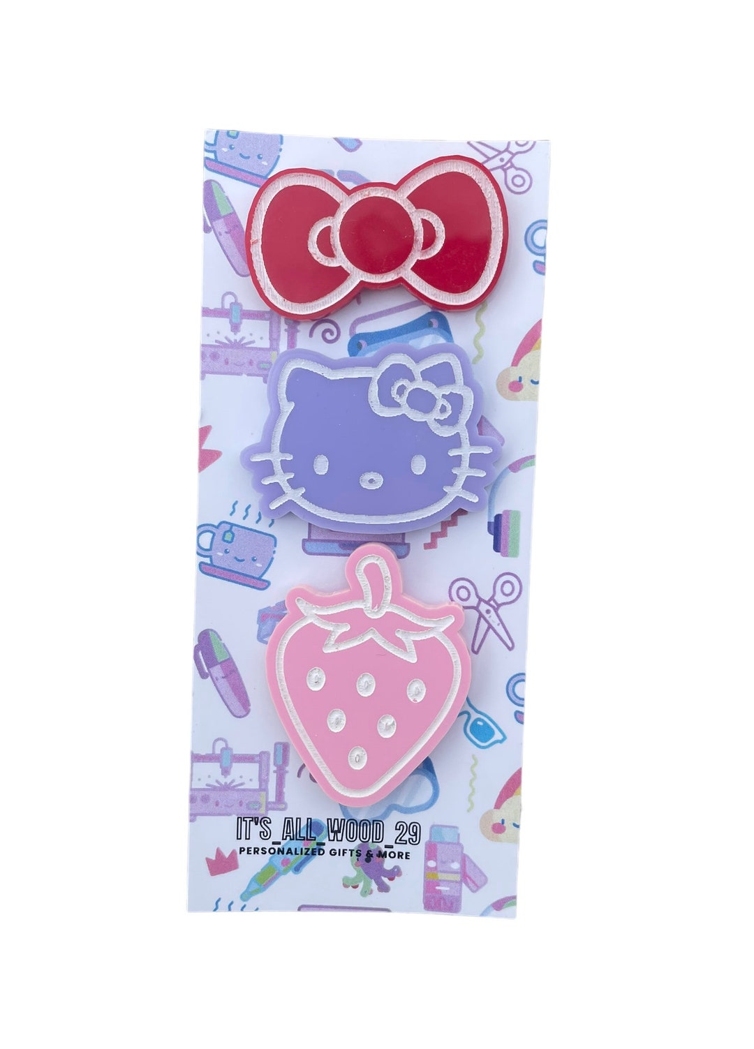 Hello Kitty Magnet, Kawaii Magnets, Hello Kitty, Magnets, Cute Magnets ...
