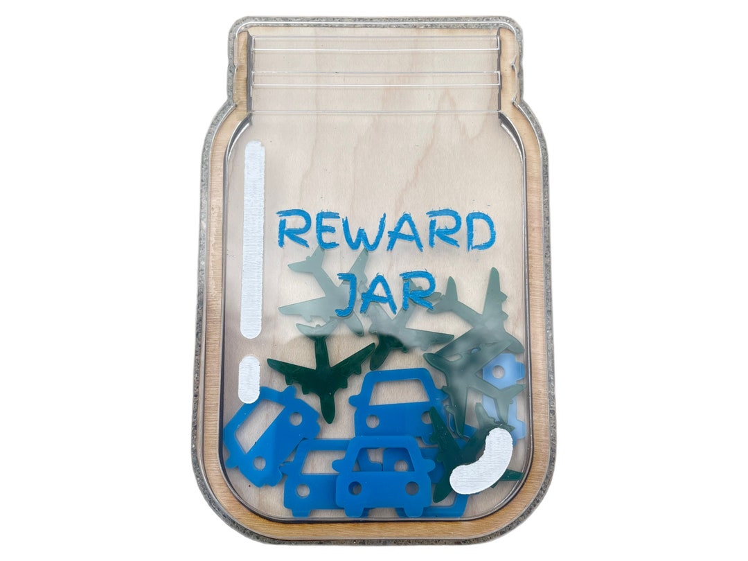 Star Jar With Tokens,reward Jar, Gifts for Kids, Reward System for Kid ...