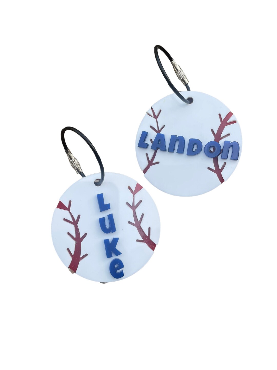 Baseball Name Tag - Etsy