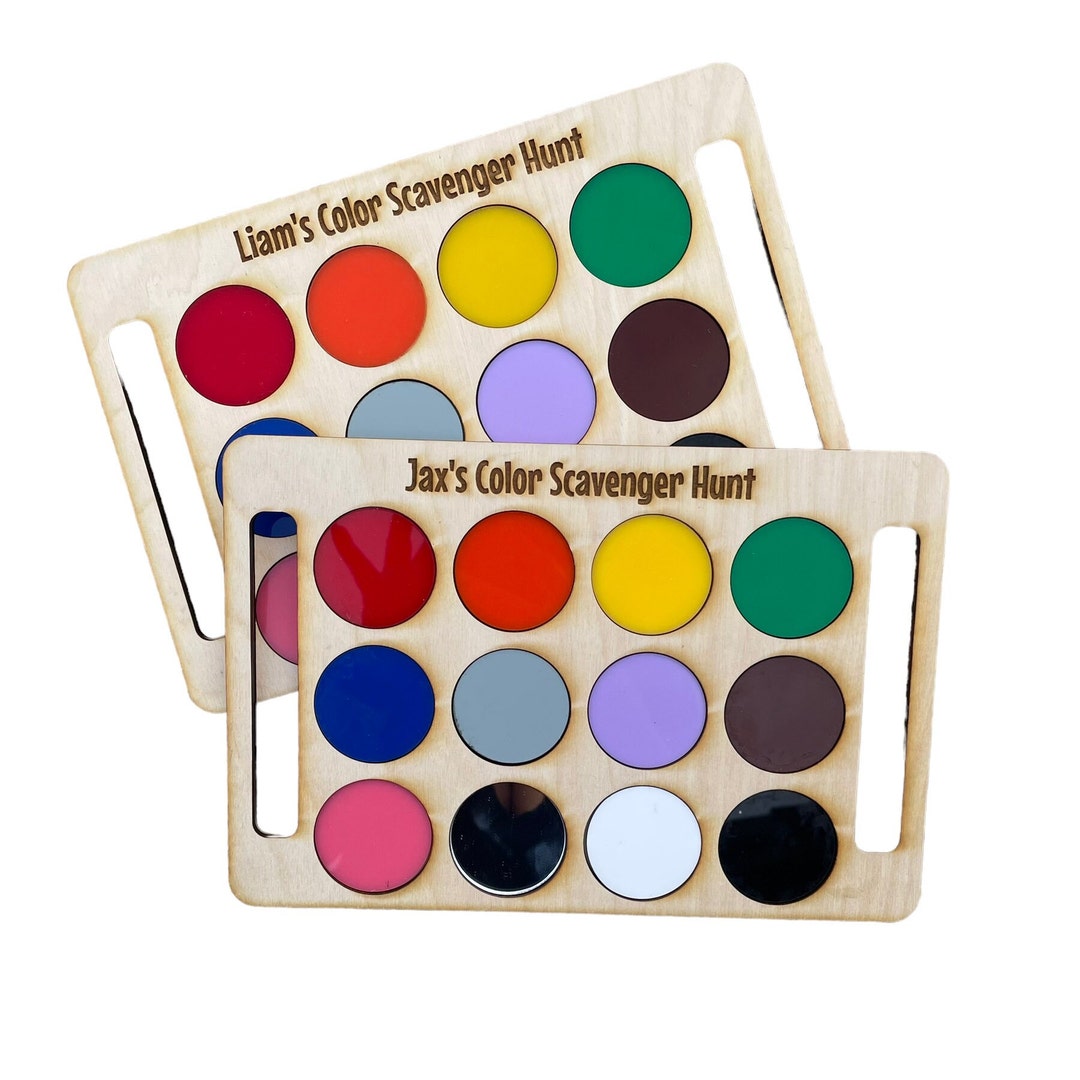 Color Scavenger Hunt for Kids - Etsy