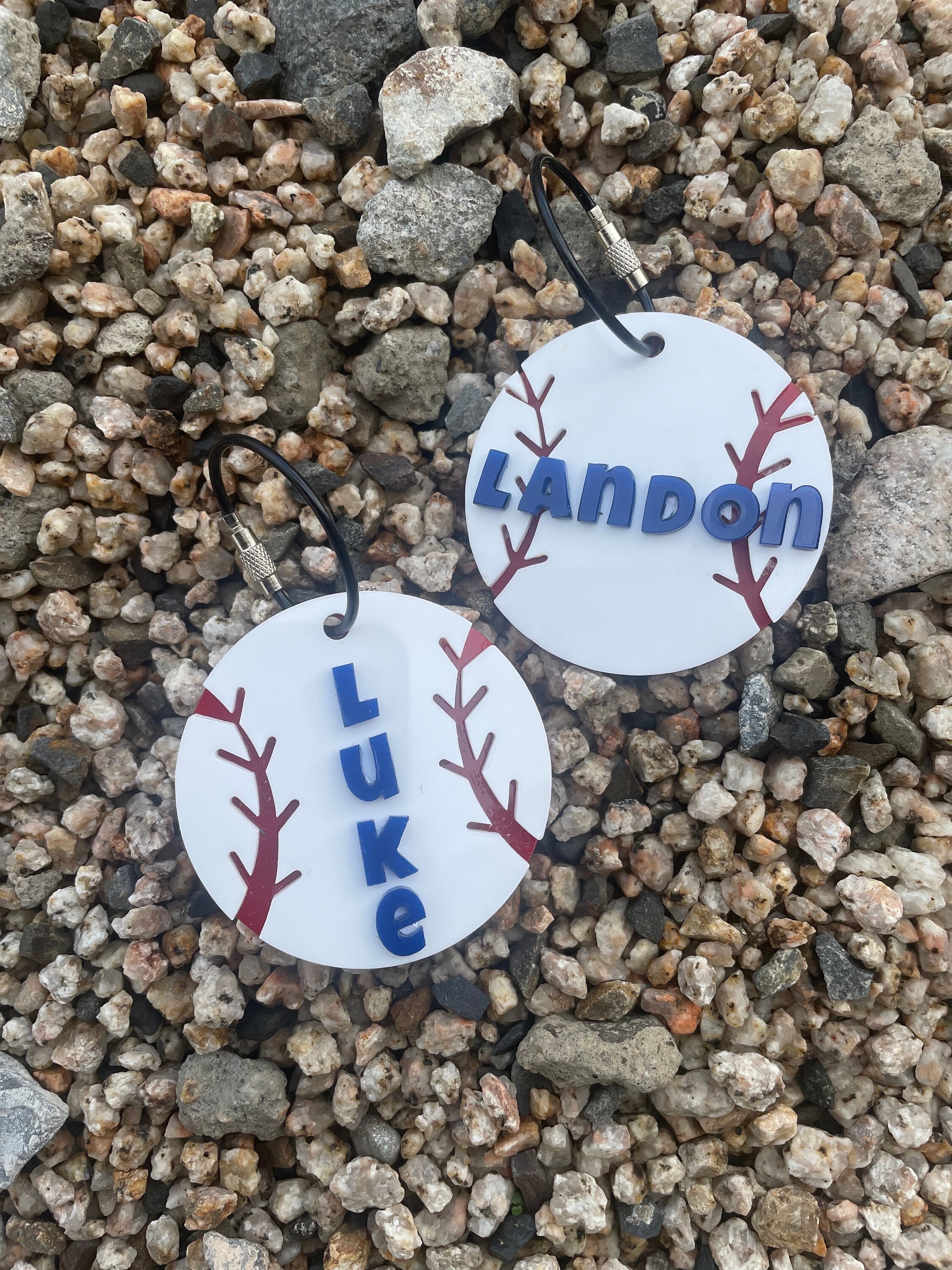 Baseball Name Tag - Etsy