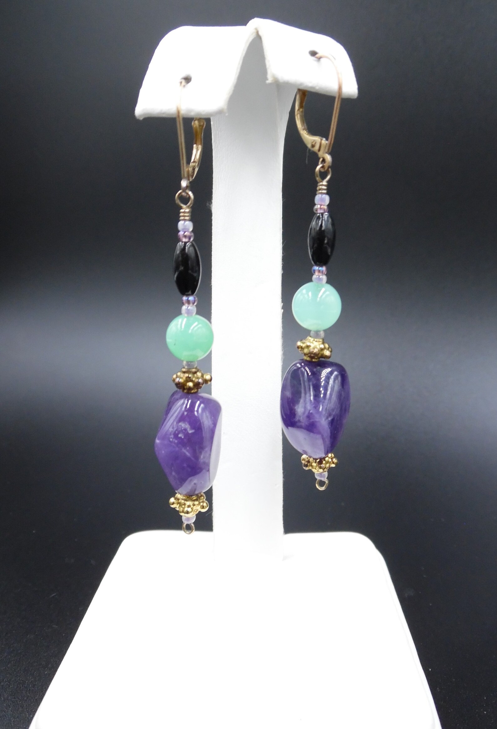 Unique Fimo & Semi-precious Stone Set - Etsy