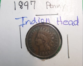 Indian Head Penny - Etsy