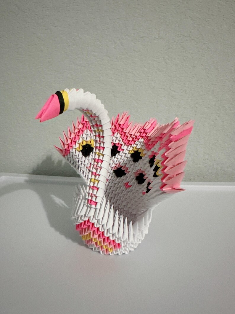 3D Origami Elegant Peacock | Handmade Paper Sculpture | Wedding Gift ...