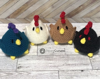 Crochet Chickens/ Stardew Valley Inspired Chickens/ Amigurumi/ Stuffed ...
